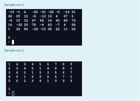 Solved Let Us Call A Dimensional Array Of Integers A Magic Chegg Com