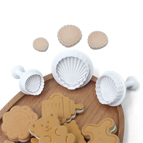 Piece Shell Spring Mimics Real Cake Tools Easy To Use Easy Release