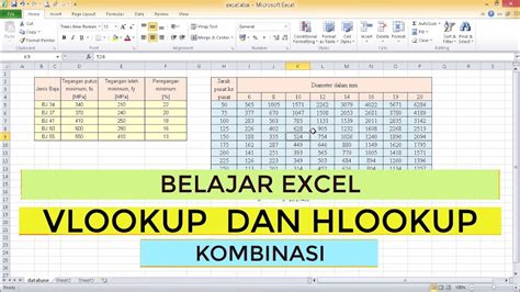 Tutorial Cara Membuat Fungsi Vlookup Dan Hlookup Pada Microsoft Excel