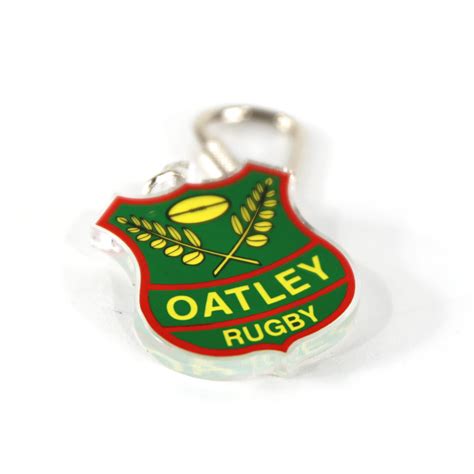 Your Custom Rugby Sports Club Logo Key Ring