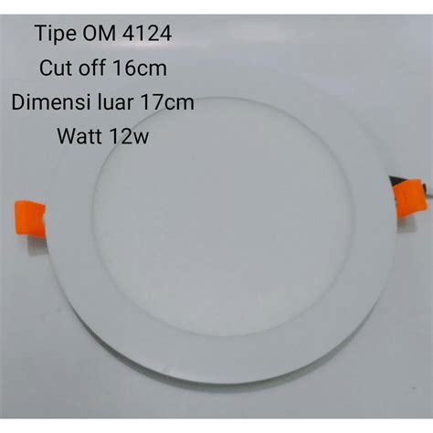 Jual Lampu Led Downlight Panel Omega Watt Lampu Led Plafon W LAMPU LED PANEL DOWNLIGHT