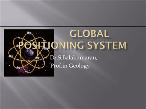 Presentation On Gps Global Positioning System Pptx