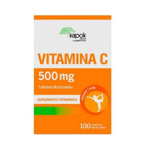 Vitamina C 500 Mg Portugal Caja Por 100 Tabletas Vitamina