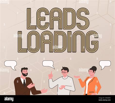 Text Showing Inspiration Leads Loading Business Concept Initiating Customer Regards With The