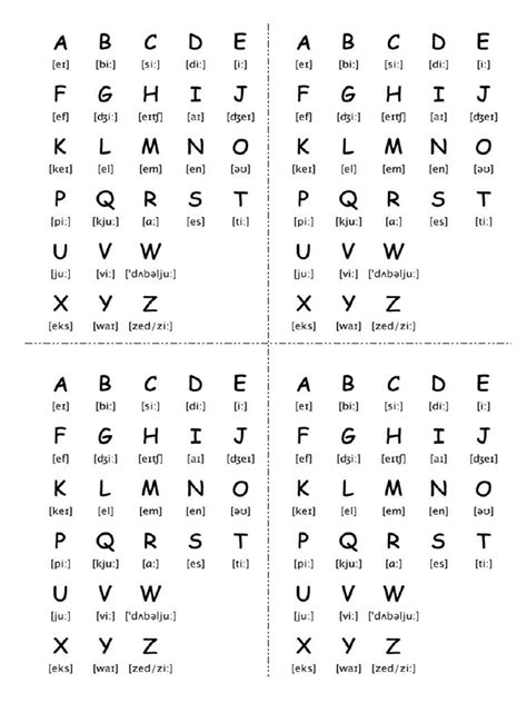 Engleski Alfabet Pdf