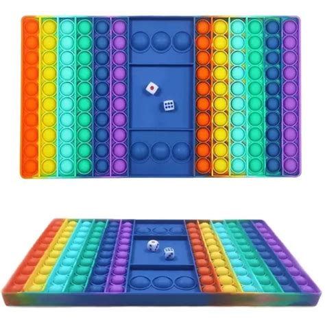 Tablero Pop It Dados Fidget Juguete Antiestrés Gigante Envío gratis