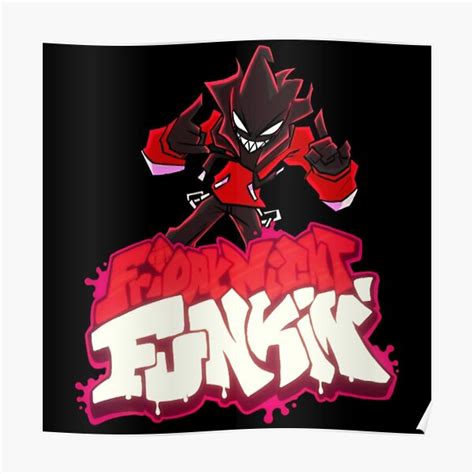 Fnf Agoti Poster By Cloth86 Redbubble