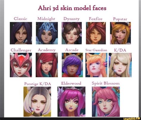 Ahri Skins Foxfire