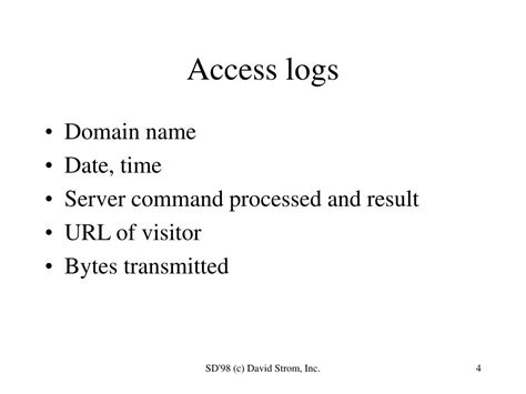 Ppt Evaluating Web Server Log Analysis Tools Powerpoint Presentation