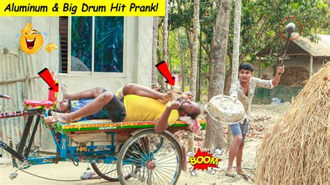 😂prank On Aluminum Drum Hit Prank 2023 Try To Not Laugh Tiktok