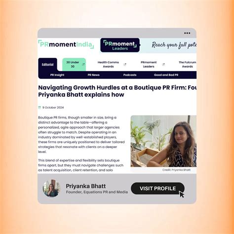 Priyanka Bhatt On Linkedin Prmoment Boutiquepr Growthleadership