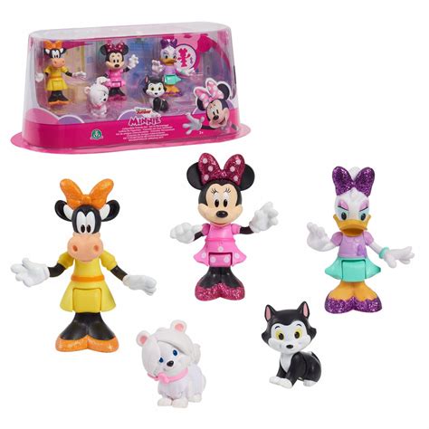 Zestaw Figurek Disney Junior Mcn19 Myszka Minnie Zestaw 5 Szt Daisy