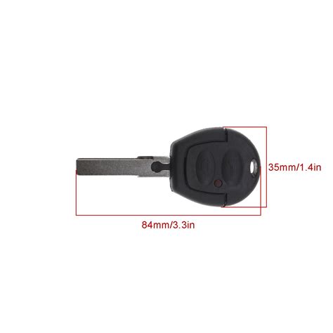 2 Button Key Fob Case With Uncut Blade Key Fit For Volkswagen Skoda Fox EBay
