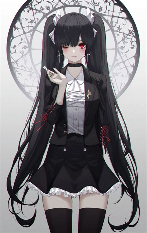 Pin De Mary Santacruz En Anime2 Chica Anime Gótica Anime Mujer