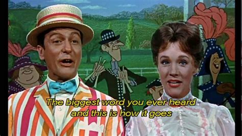 Mary Poppins Supercalifragilisticexpialidocious Music Video