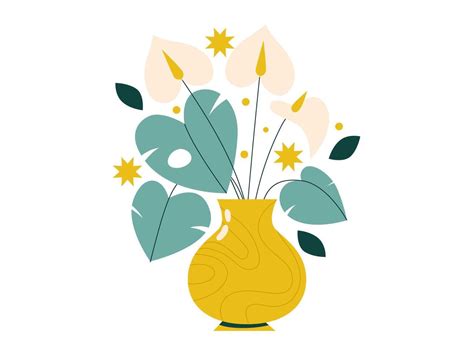 Flowers And Natures Sticker Illustration 38241595 Vector Art At Vecteezy