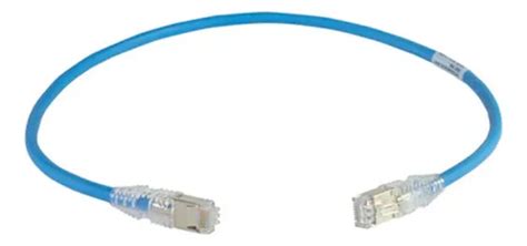 Commscope Npc6aszdb Bl001m Patch Cord Rj45 Cat6a 1mts Azul Cuotas Sin