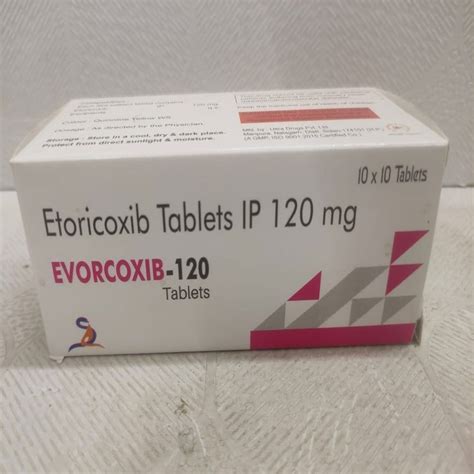 Etoricoxib Tablets IP 120mg At Rs 280 Box In Giddarbaha ID 26139471155