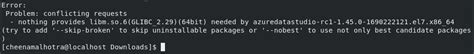 Ads Installation Failure On Rhel Glibc Not Found Issue Microsoft