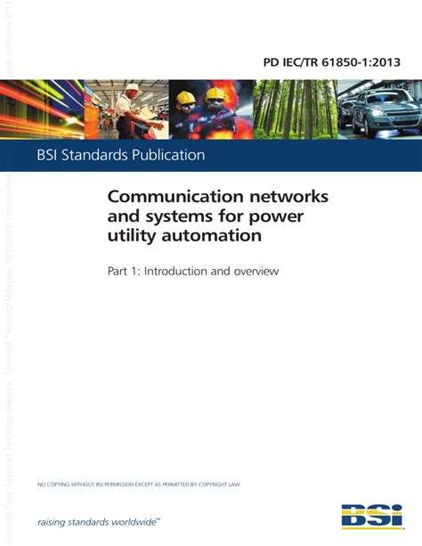 Iec 61850 1 Edition 2 0 2013 03 Tr