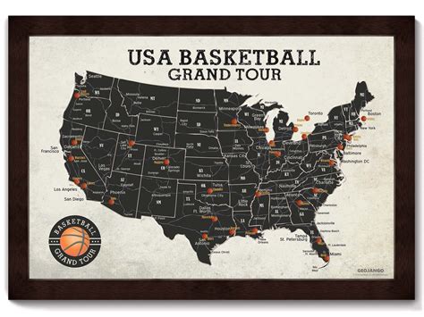 Nba Team Map Basketball Arena Map Geojango Maps