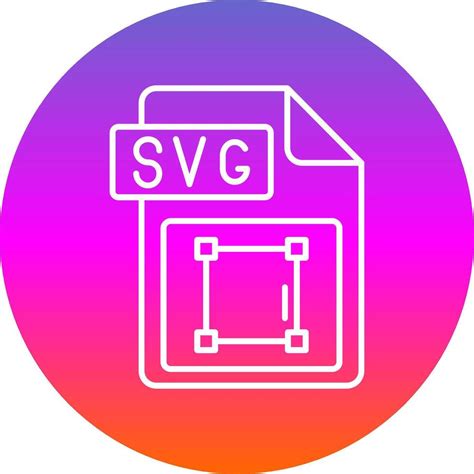 Svg File Format Line Gradient Circle Icon 39185964 Vector Art At Vecteezy