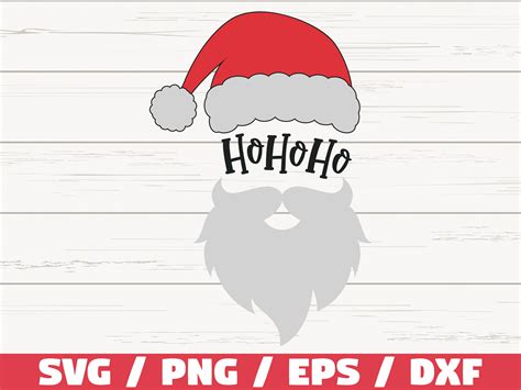 Ho Ho Ho Svg Cut File Cricut Commercial Use Silhouette Etsy