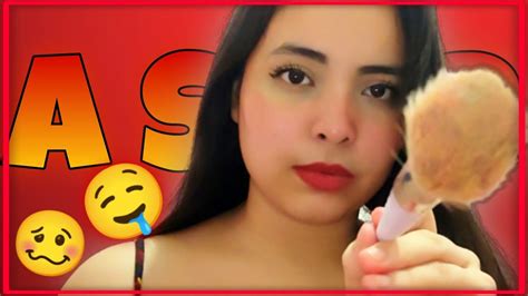 Asmr Pincel Na Tela E Som De Boca Youtube