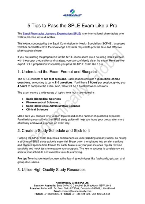 Ppt 5 Tips To Pass The Sple Exam Like A Pro Powerpoint Presentation Free Download Id 13548728