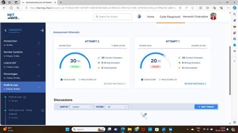 Hemanth Chakradhar Chintala On Linkedin Day6 Hello Connectionshere Is My Results Of Aptitude