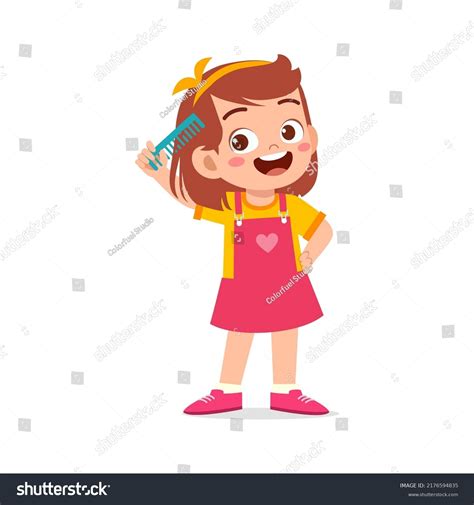 Cartoon Girl Hair Brush