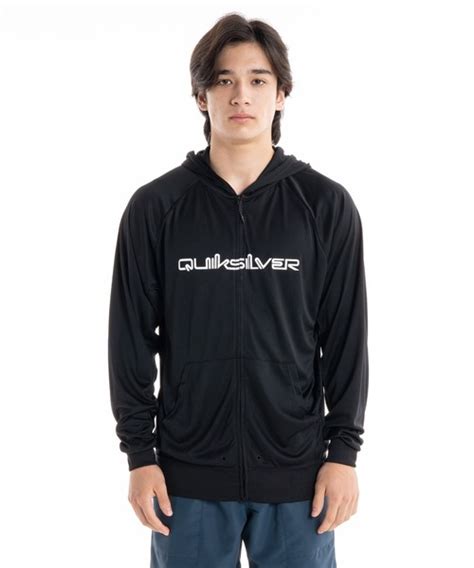 Quiksilver（クイックシルバー）の「FRONT OMNI ZIP HOODI/クイックシルバー長袖ジップアップラッシュガード(水着 ...