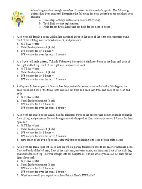 Tbsa Pdf Burn Human Anatomy