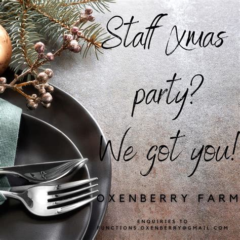 Your Next Christmas Party Venue Oxenberry Farm