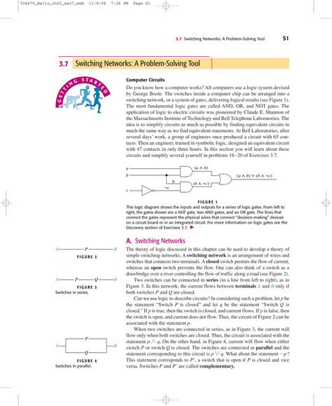 Pdf Switching Networks A Problem Mathematicsbellotopics9e