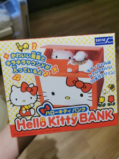 Hello Kitty Bank Hobbies And Toys Toys And Games On Carousell