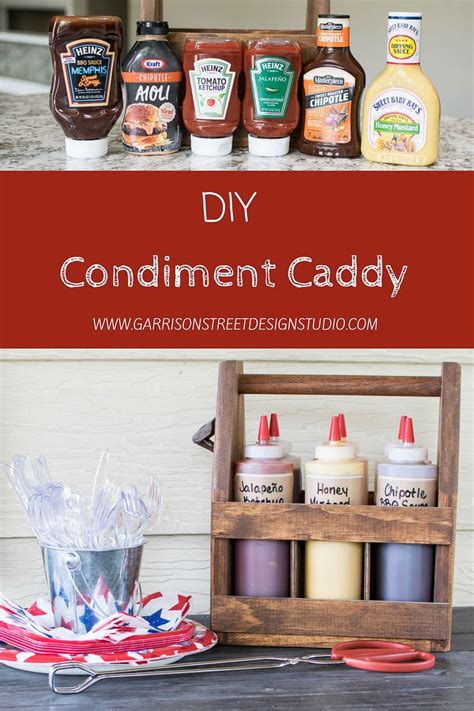 Diy Condiment Caddy Garrison Street Design Studio Diy Condiment Caddy Garrison Street Design Studio