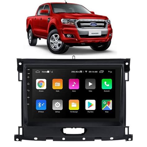 Kit Central Multimídia Android Ranger 2017 2018 2019 2020 2021 9