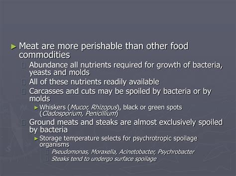 Ppt Microbial Food Spoilage Powerpoint Presentation Free Download