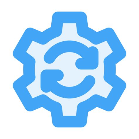 Cogwheel Generic Blue Icon