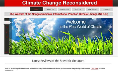 Nipcc Lanserar En Ny Hemsida Klimatupplysningen