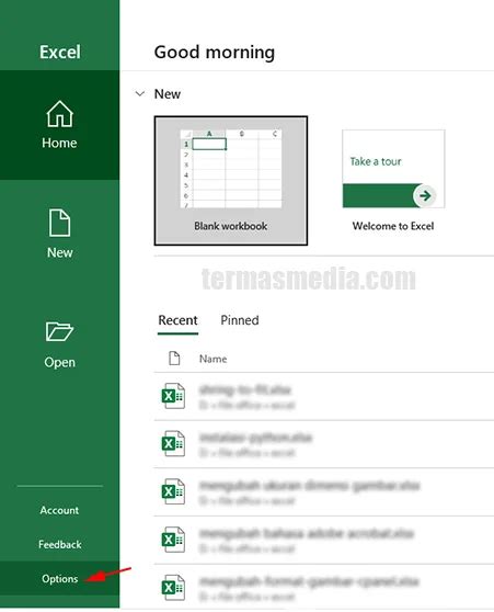 Cara Berhenti Menampilkan Start Screen Di Microsoft Office Excel