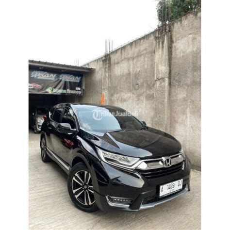 Mobil Bekas Honda CRV Turbo Prestige 2018 Matic Warna Hitam Di Serang Tribun JualBeli