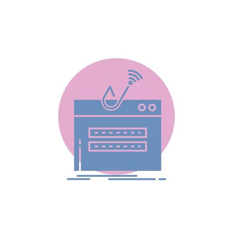 Fraud Internet Login Password Theft Glyph Icon 12853654 Vector Art