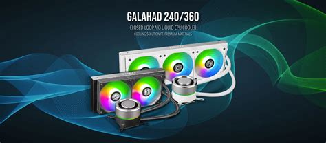 LIAN LI GALAHAD AIO 360 RGB BLACK Triple 120mm Addressable RGB Fans
