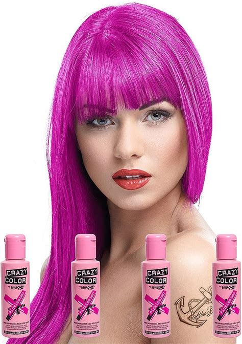 Renbow Crazy Color Semi Permanent Hair Color Cream Pinkissimo No42