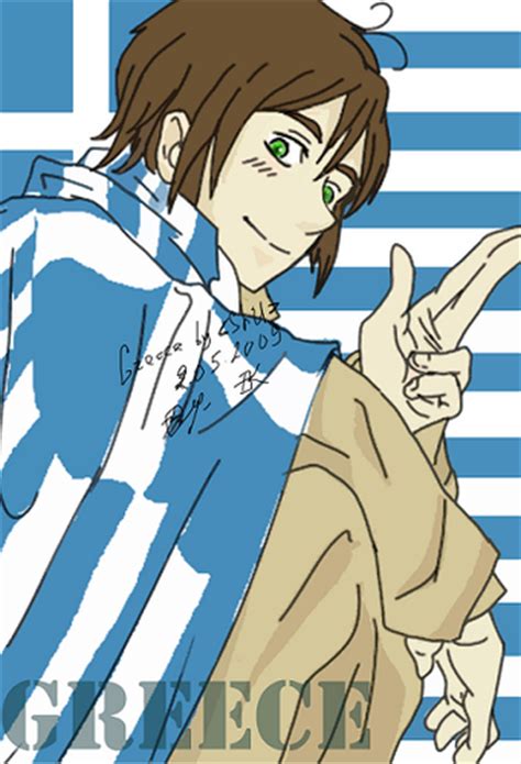 Hetalia Images Aph Greece With His Flag Wallpaper And Background Photos