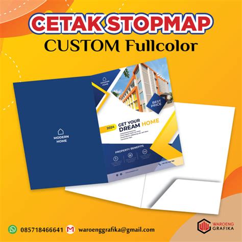 Jual Cetak Stopmap Custom Map Custom Warna A4 Standar 1000 Pcs Kab Bogor Waroeng