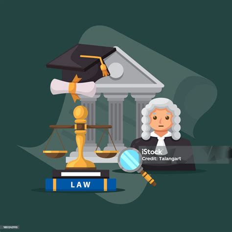 Desain Ilustrasi Firma Hukum Desain Vektor Ilustrasi Stok Unduh