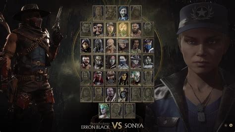 Erron Black Vs Sonya Blade Mk11 Youtube